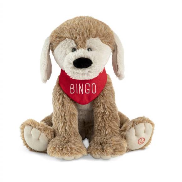 Demdaco | Toys | New Demdaco Barnyard Mechanical Bingo Dog In Brown ...